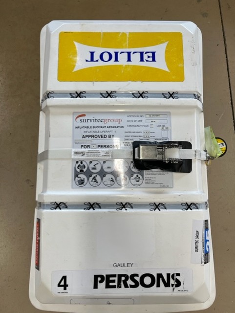 **Pre-Owned** Revere USCG Approved IBA 4 Person Low Profile Container ...